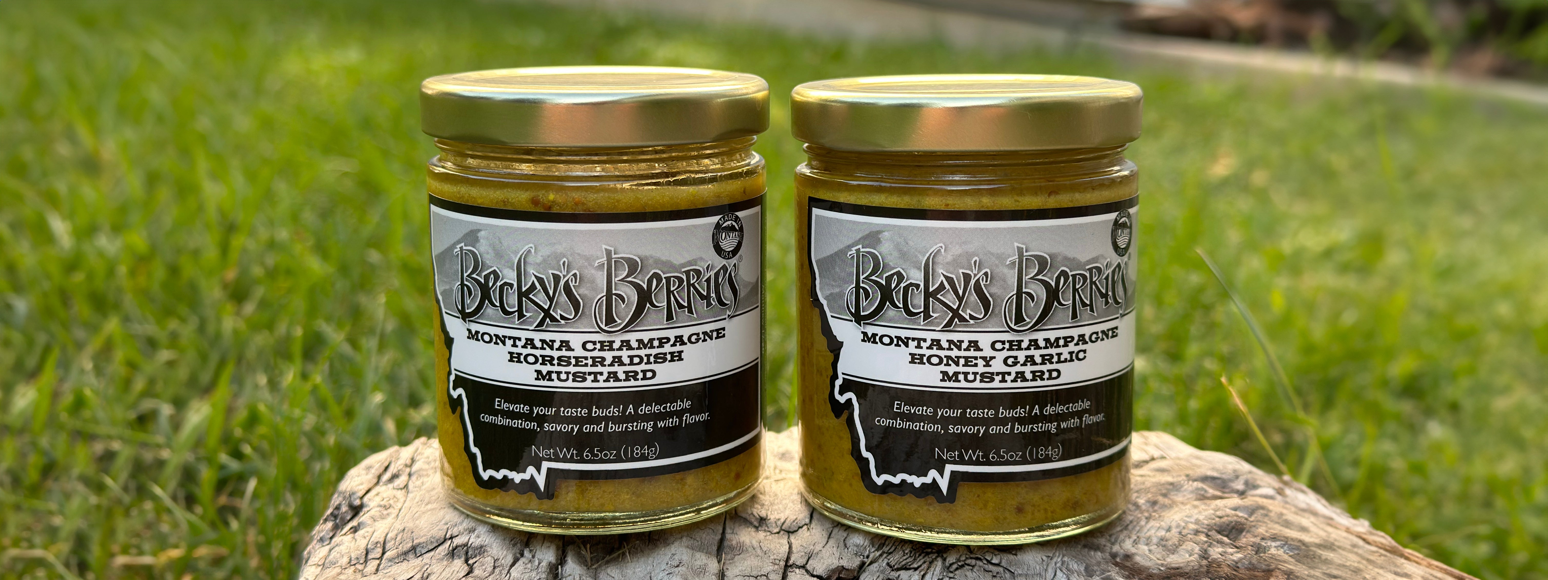 Montana Champagne Mustard – Becky's Berries Jams & Jellies