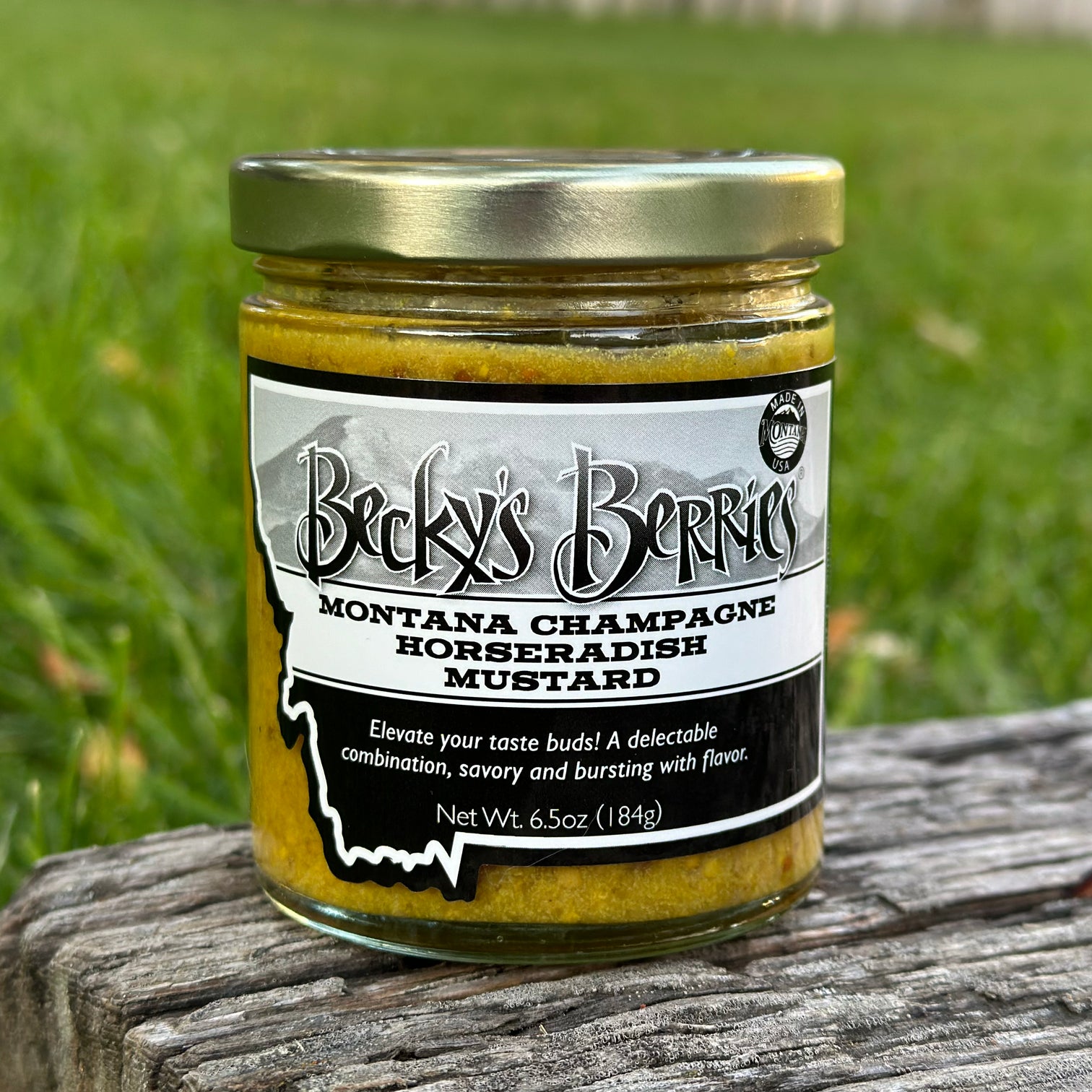 Montana Champagne Mustard – Becky's Berries Jams & Jellies